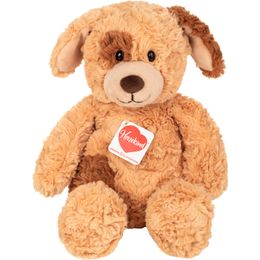 HERMANN TEDDY ORIGINAL Kuscheltier TEDDY HERMANN "Herzekind, Schlenkerhund Spotty 32 cm", braun (braun, beige), Pl&uuml;schfiguren, KinderB:15cm H:11cm L:32cm, Kuscheltier, B:15cm H:11cm L:32cm