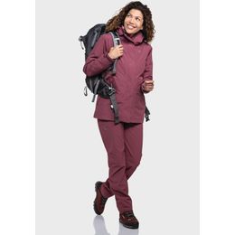 Sch&ouml;ffel SCH&Ouml;FFEL Damen Doppeljacke "3in1 Jacket Style Tamina WMS", pink, Gr. 44, Aussenjacke Oberstoff: Aussenseite: 100% Polyester. (Membran: