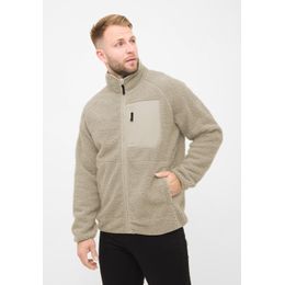 Derbe Herren Fleecejacke "Kuschelby_Pocket"cobblestone, Basic, Gr. S, Obermaterial: 100% Polyester, Jacken, Fleecejacke, weich, warm, l&auml;ssig