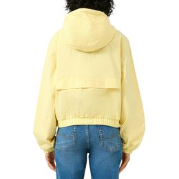QS Damen Blouson, gelb, Gr. S, unifarben, Web, Obermaterial: 100% Baumwolle. Futter: 100% Polyester, Jacken, kurz, mit Kapuze