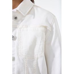 Garcia M&auml;dchen Jeansjacke, wei&szlig;, Gr. 140, Denim/Jeans, Obermaterial: 91% Baumwolle, 7% Polyester, 2% Elasthan, Jacken, mit Brusttaschen, for Girls