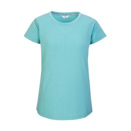 Killtec Damen T-Shirt "KOS 23 WMN TSHRT", blau, Gr. 44, Obermaterial: 62% Polyester, 32% Viskose, 6% Elasthan, Shirts, Leichtes, schnelltrocknendes