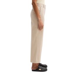 Marc O'Polo MARC O'POLO Damen Chinohose "aus Organic Cotton-Twill", beige, Gr. 42, unifarben, Twill, Obermaterial: 98% Baumwolle, 2% Elasthan, Hosen