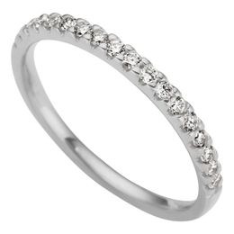 Firetti Damen Goldring "Schmuck Geschenk Gold 333 Damenring Vorsteckring Memoire Lab Grown", 19, 0,25 VS = sehr kleine Einschl&uuml;sse, Diamanten