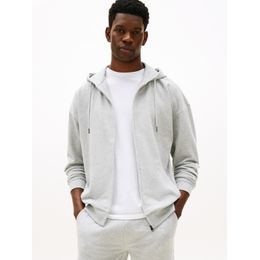 Herren Sweatjacke, Tommy Hilfiger Underwear, Gr. Sice grau heather, Sweatware, Obermaterial: 50% Baumwolle, 50% Polyester, unifarben, Basic,
