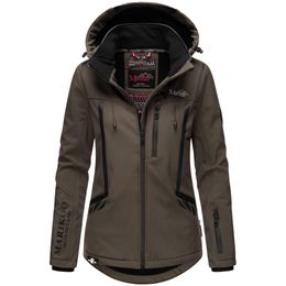 Marikoo Damen Softshelljacke "Mount-Cho-Oyu", grau, Gr. XS, Obermaterial: 95% Polyester, 5% Elasthan; Futter: 100% Polyester; &Auml;rmelfutter: 100%