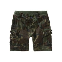 Brandit Herren Stoffhose "Brandit Herren Packham Vintage Shorts"woodland, Gr. XL, unifarben, 100% Baumwolle, Hosen