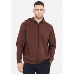 Virtus Herren Sweatshirt "Taro", braun, Gr. M, unifarben, 78% Polyester, 17% Viskose, 5% Elasthan, Sweatshirts, in angenehm weicher Qualit&auml;t