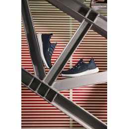 Rieker Herren Slip-On Sneaker, Gr. 40, blau, Textil, Schuhe, Slipper, Halbschuh, Freizeitsneaker zum Schlupfen