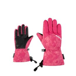 Ziener M&auml;dchen Skihandschuhe "LETT-Z AQUASHIELD JUNIOR"pop pink, Gr. 5,5, Polyester, Handschuhe, warm, wasserdicht, winddicht, atmungsaktiv,