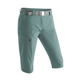 Maier Sports Damen Caprihose "Inara slim 3/4", blau, Gr. 46, 90% Polyamid, 10% Elasthan, Hosen, Damen Wanderhose, atmungsaktive Outdoorhose, 3/4 Hose