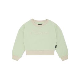 Philipp Plein M&auml;dchen Sweatshirt "Signature"05, gr&uuml;n, Gr. 6, Obermaterial: 5% Elasthan, 95% Baumwolle, Sweatshirts
