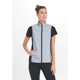 Endurance Damen Funktionsweste "Rumey W Light Night Vest", silber, Gr. 36, 100% Polyester, Westen, mit top 360 Grad Sichtbarkeit im Dunkeln
