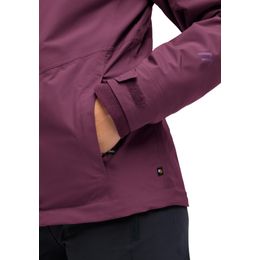 Maier Sports Damen Regenjacke "Metor 3in1 W"magenta, Gr. 36, 100% Polyester (recycelt), Jacken, warme Damen Jacke mit Kapuze, Winterjacke wasserdicht