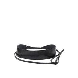 Lascana Damen Tailleng&uuml;rtel "Bindeg&uuml;rtel, Bauchg&uuml;rtel, G&uuml;rtel f&uuml;r Kleid & Overall", schwarz, Gr. S, leicht gl&auml;nzend, metallic, unifarben,