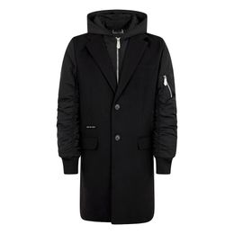 Philipp Plein Winter Coat male Black size M