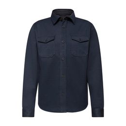 Street One Men Button Up Shirt 'Twill' male Blue size S