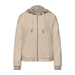 Street One Zip-Up Hoodie female Beige size 44