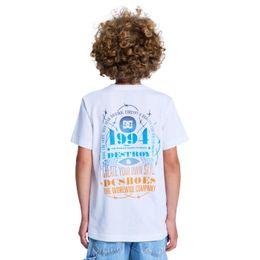 T-Shirt DC Shoes "Shape Or Destroy", Jungen, Gr. 10(140-148cm), wei&szlig;, Obermaterial: 75% Walkfrottier, 25% Walkfrottier;, Shirts T-Shirt