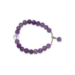 Firetti Damen Charm-Armband "Schmuck Geschenk Silber 925 Armkette Charmarmband Sternzeichen", 18, Wassermann, Silber 925 (Sterlingsilber) Silikon,