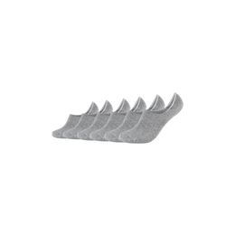Camano Herren F&uuml;&szlig;linge "F&uuml;&szlig;linge 6er Pack", Gr. 35, grau, 74% Baumwolle, 24% Polyamid, 2% Elasthan, uni, Socken