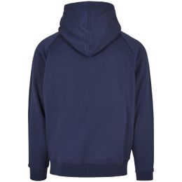 Urban Classics Herren Rundhalspullover "Urban Classics Herren Blank Hoody", blau, Gr. XS, unifarben, 65% Baumwolle, 35% Polyester, Pullover