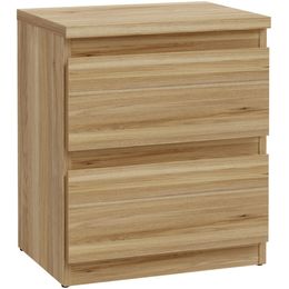Kommode FORTE "EDMORE", mauvella oak, B:41,8cm H:49,3cm T:32,2cm, Sideboards, Kommode, Kommode, Breite ca. 42 cm