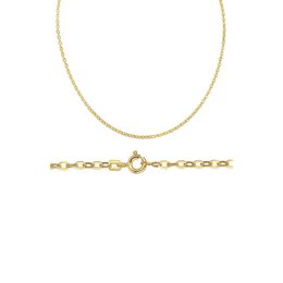 Firetti Damen Collierkettchen "Schmuck Geschenk Gold 333 oder 585 Ankerkettengliederung 2,6 mm breit", 60, Gelbgold 585, B: 2,6mm, gold, Gelbgold