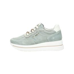 Nero Giardini Damen Sneaker "Nero Giardini Sneaker Veloursleder", Gr. 37, gr&uuml;n, Veloursleder, Schuhe