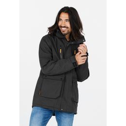 WHISTLER Herren Outdoorjacke "Wander", grau, Gr. S, unifarben, 65% Polyester, 35% Baumwolle, Jacken, mit wasserdichter Funktion