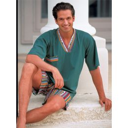 TopTen TOP TEN Herren Schlafanzug, Gr. 44, gr&uuml;n, 100% Baumwolle, Homewear-Sets