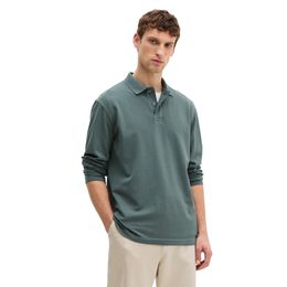 Marc O'Polo MARC O'POLO Herren Langarm-Poloshirt "aus Bio-Baumwolle mit Elasthan", gr&uuml;n, Gr. XXL, unifarben, Obermaterial: 95% Baumwolle, 5% Elasthan, Shirts