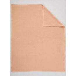 Wohndecke Biederlack, B:220cm L:240cm, beige, 100% Baumwolle, Wohndecken