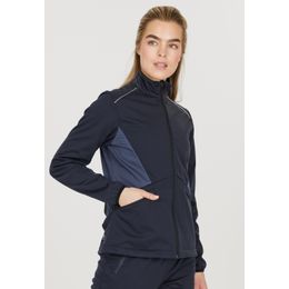 Endurance Damen Softshelljacke "Loralei", blau, Gr. 44, mehrfarbig, 100% Polyester, Jacken, mit Reflektoren