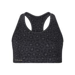Endurance M&auml;dchen Sport-BH "Borary", Gr. 152, schwarz, 82% Polyester, 18% Elasthan, mehrfarbig, BHs, mit stylischem Print