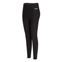 YEAZ Damen Leggings "Leggings VIBRANT", schwarz, Gr. L, Obermaterial: 87% Nylon NY. 13% Elasthan EL., Hosen