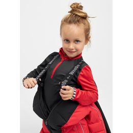 WeeDo M&auml;dchen Langarmshirt "DEVILDO Funderwear", schwarz, Gr. 104, Obermaterial: 95% Polyester, 5% Elasthan, Shirts, Feuchtigkeitsregulierendes
