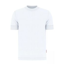 JOOP! JOOP JEANS Herren Rundhalsshirt "Cedric", wei&szlig;, Gr. XXXL, clean, unifarben, Single Jersey, Obermaterial: 95% Baumwolle, 5% Elasthan, Shirts, mit