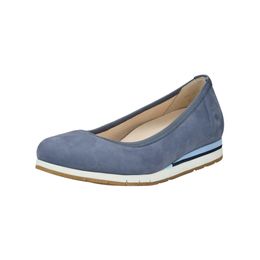 Gabor COMFORT Damen Ballerina "Gabor Comfort Ballerinas Leder", Gr. 40,5blau, Leder, Schuhe