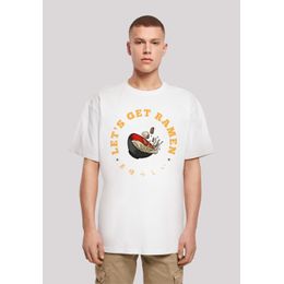 F4NT4STIC Herren T-Shirt "Lets get Ramen", wei&szlig;, Gr. L, Obermaterial: 100% Baumwolle, Shirts, Print