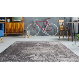 Teppich Calo-deluxe, B:160cm H:5mm L:230cm, braun, Kunstfaser, Wohnzimmer, Teppiche, "Rossa 990", Vintage Optik, Wohnzimmer
