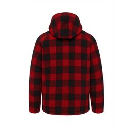 Brandit Herren Anorak "Brandit Herren Teddyfleece Worker Jacket", rot, Gr. S, unifarben, 100% Polyester, Jacken