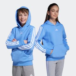 M&auml;dchen Kapuzensweatshirt "ESSENTIALS KIDS HOODIE", blau, Gr. 176, adidas Sportswear, Obermaterial: 71% Baumwolle, 29% Polyester, Sweatshirts