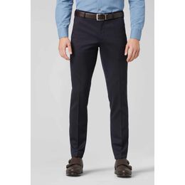 MEYER Herren Anzughose "Bonn", blau, Gr. 23, unifarben, 53% Polyester, 45% Wolle, 2% Elasthan, Hosen, mit 4-Way-Stretch