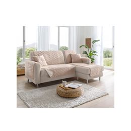 Tagesdecke, B:45cm L:200cm, beige, 100% Polyester, Tagesdecken