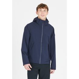 WEATHER REPORT Herren Outdoorjacke "Brittan", blau, Gr. L, unifarben, 90% Polyester, 10% Elasthan, Jacken, mit 15.000 mm Wassers&auml;ule