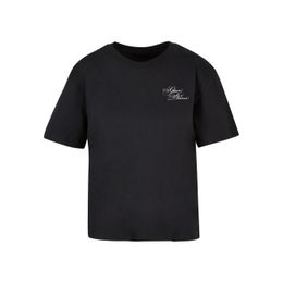 T-Shirt MISS TEE "Miss Tee Give A Damn Tee", Damen, Gr. L, schwarz, 100% Baumwolle, bedruckt, normal, Rundhals, Shirts T-Shirt