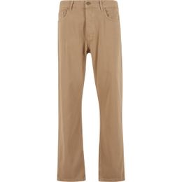 DEF Herren Bequeme Jeans "DEF DEF Texas Straight Fit Jeans", beige, Gr. 30, unifarben, 100% Baumwolle, Jeans