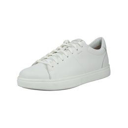 Geox Herren Sneaker "Geox Sneaker Leder", Gr. 41wei&szlig;, Leder, Schuhe