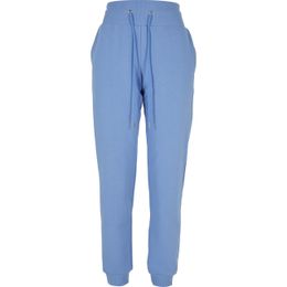 Urban Classics Damen Jogginghose "Urban Classics Damen Ladies Organic High Waist Sweat Pants"horizonblau, Gr. XS, unifarben, 100% Organic Cotton